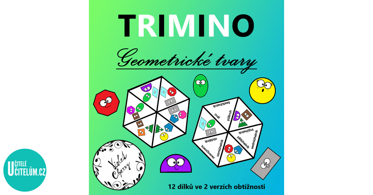 Trimino - Geometrické tvary - Matematika - geometrie | UčiteléUčitelům.cz