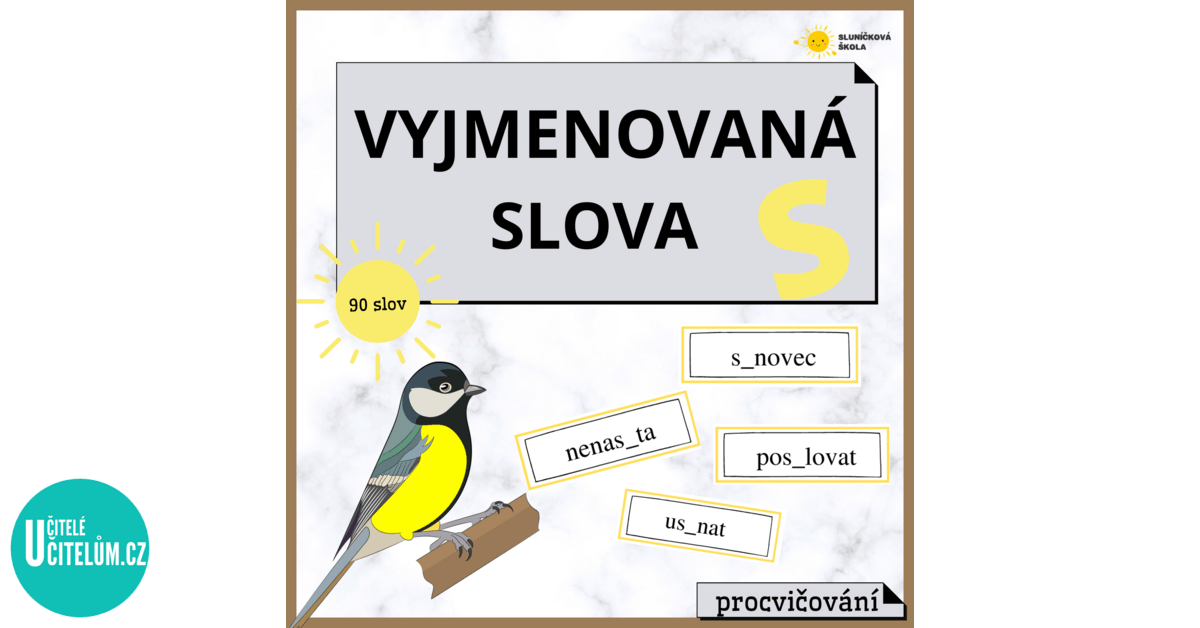 Vyjmenovaná slova po S - procvičování - Český jazyk - gramatika ...