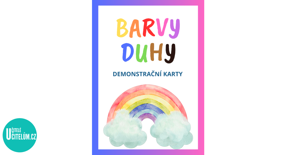 Barvy duhy - demonstrační materiál barvy - Nezařazené k předmětu ...