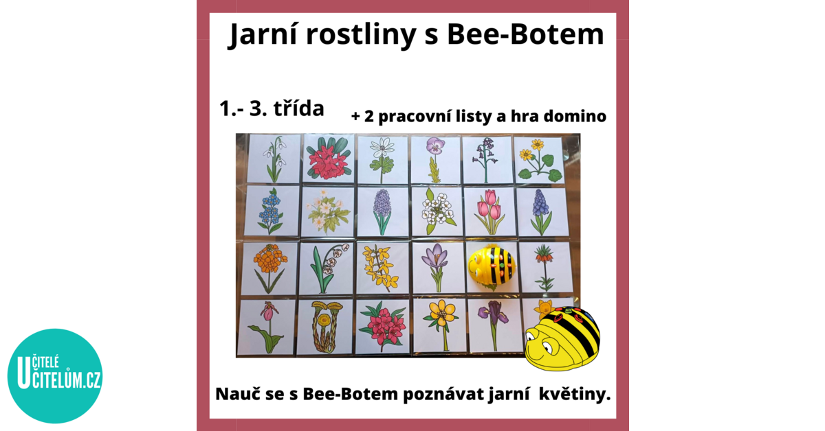 Jarní rostliny s Bee-Botem - Přírodověda | UčiteléUčitelům.cz
