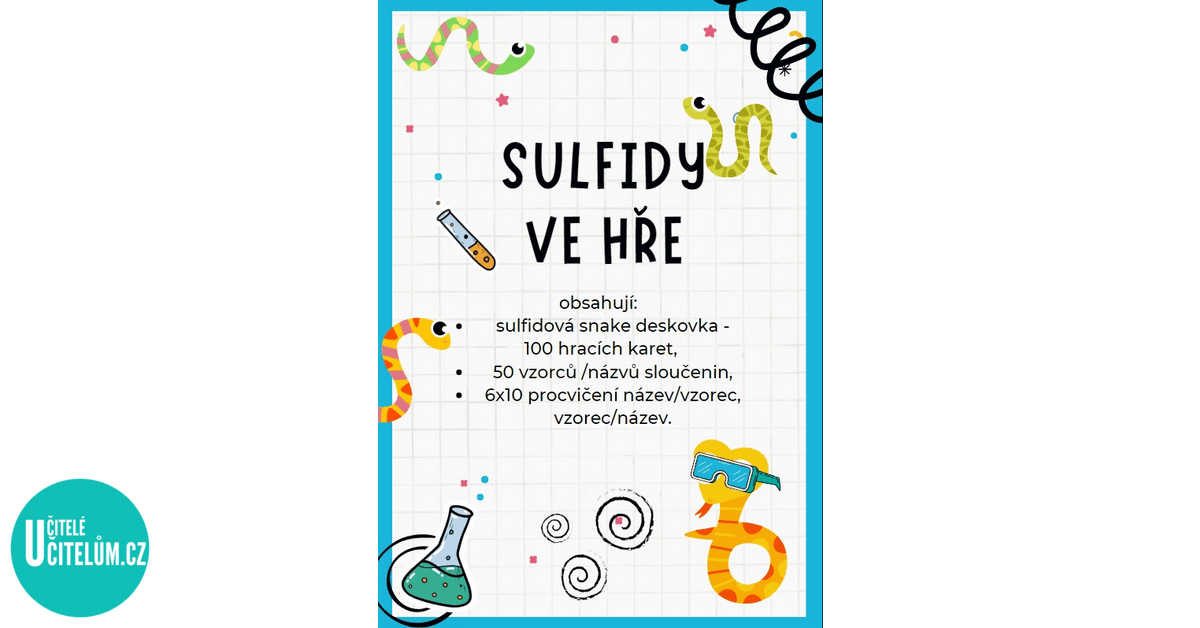 Sulfidy ve hře - Chemie | UčiteléUčitelům.cz