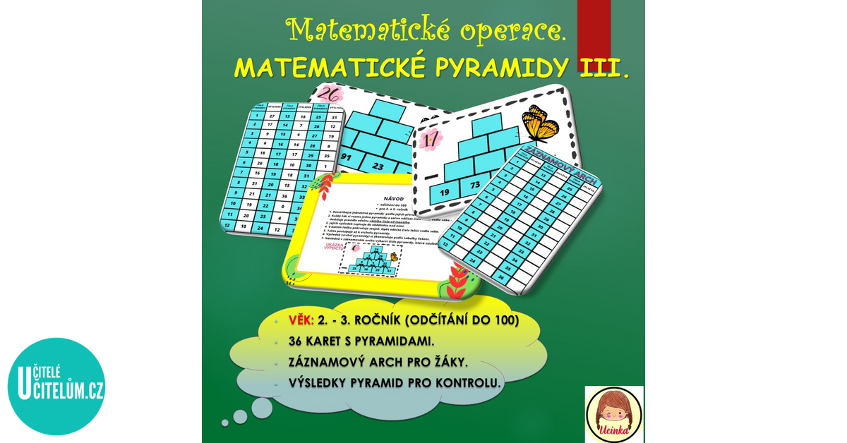 Matematické pyramidy III. - Matematika | UčiteléUčitelům.cz