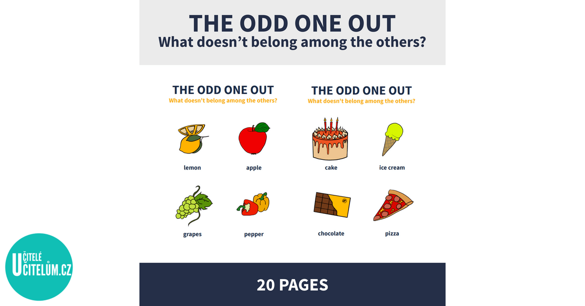 ENG - THE ODD ONE OUT (co mezi ostatní nepatří a proč / konverzační ...
