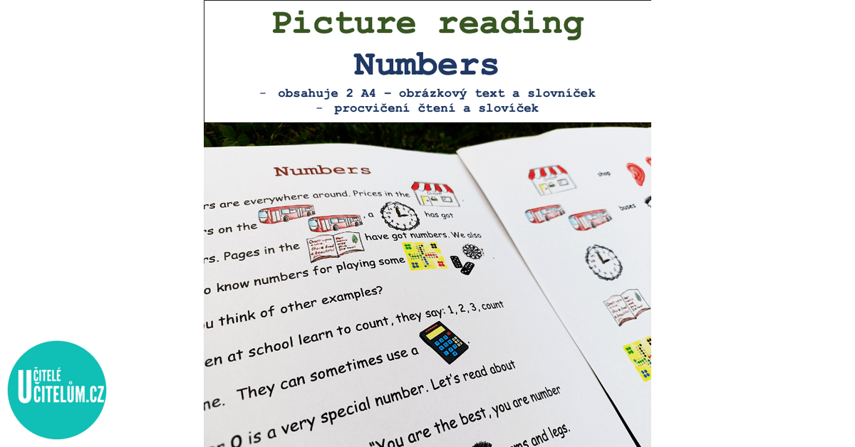 Picture reading - Numbers - Anglický jazyk | UčiteléUčitelům.cz