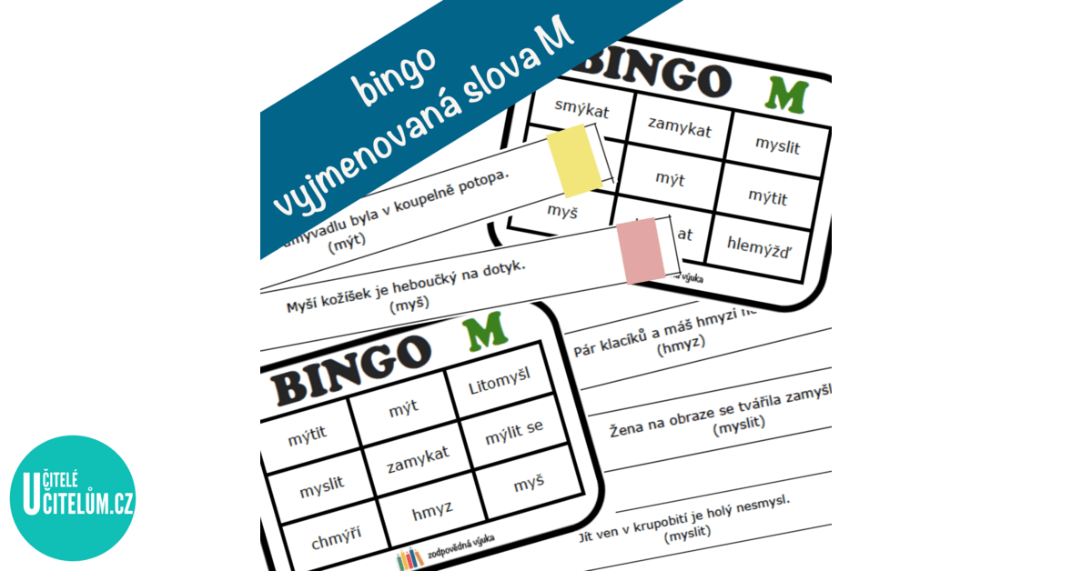 bingo - vyjmenovaná slova po M - Český jazyk - gramatika ...