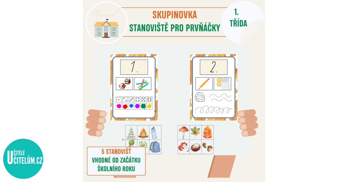 Skupinová práce pro prvňáčky - Grafomotorika | UčiteléUčitelům.cz