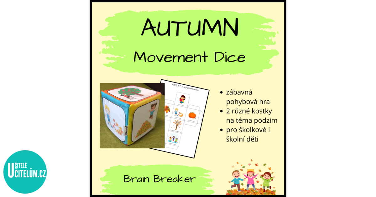 AUTUMN - Movement Dice - Anglický jazyk | UčiteléUčitelům.cz