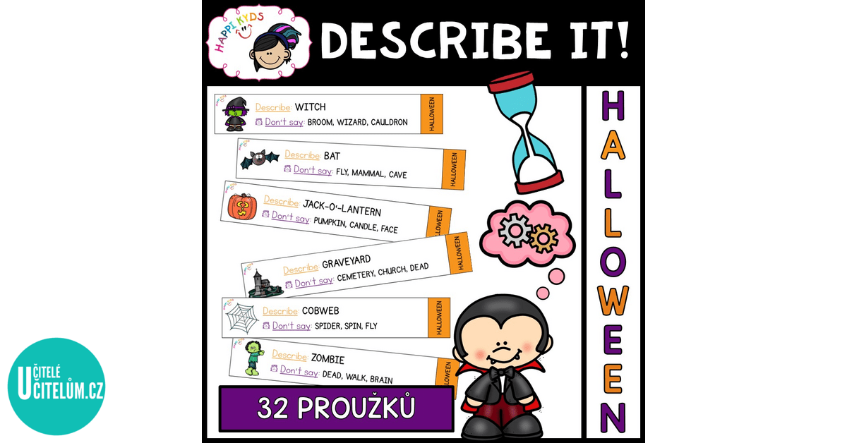 DESCRIBE IT! - Halloween - Anglický jazyk | UčiteléUčitelům.cz
