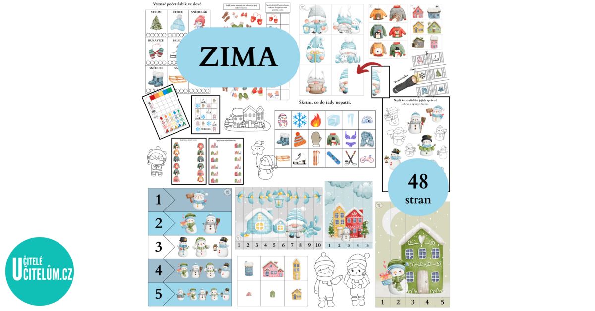 Zima - Přírodověda | UčiteléUčitelům.cz