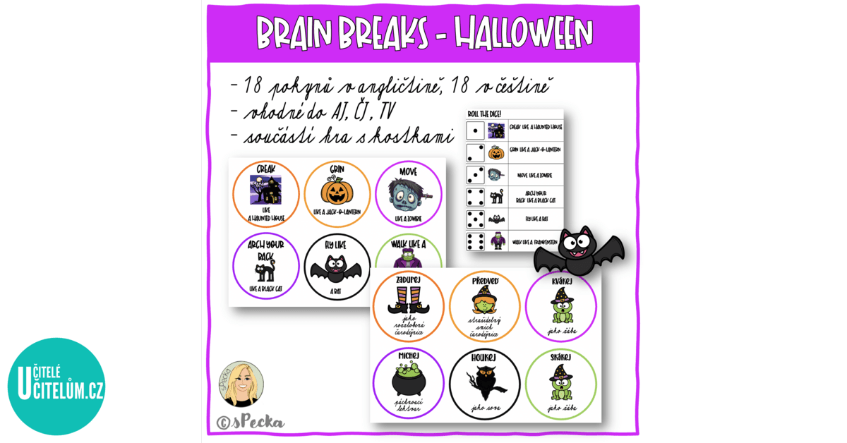 Brain Breaks - Halloween - Anglický jazyk | UčiteléUčitelům.cz
