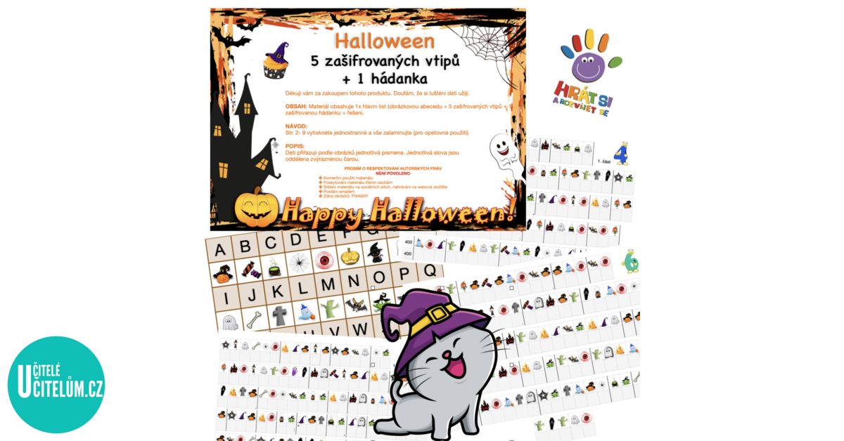 Halloween – zašifrované vtipy + hádanka - Nezařazené k předmětu ...