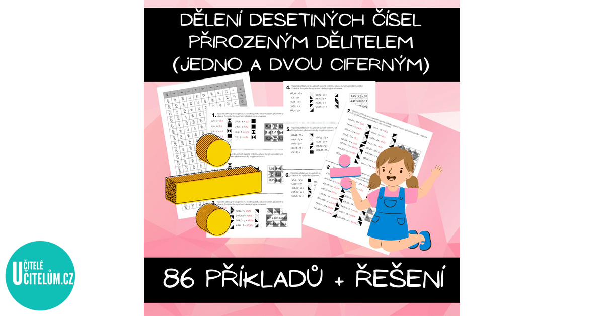 Dělení desetiných čísel přirozeným dělitelem-ornamenty - Matematika ...
