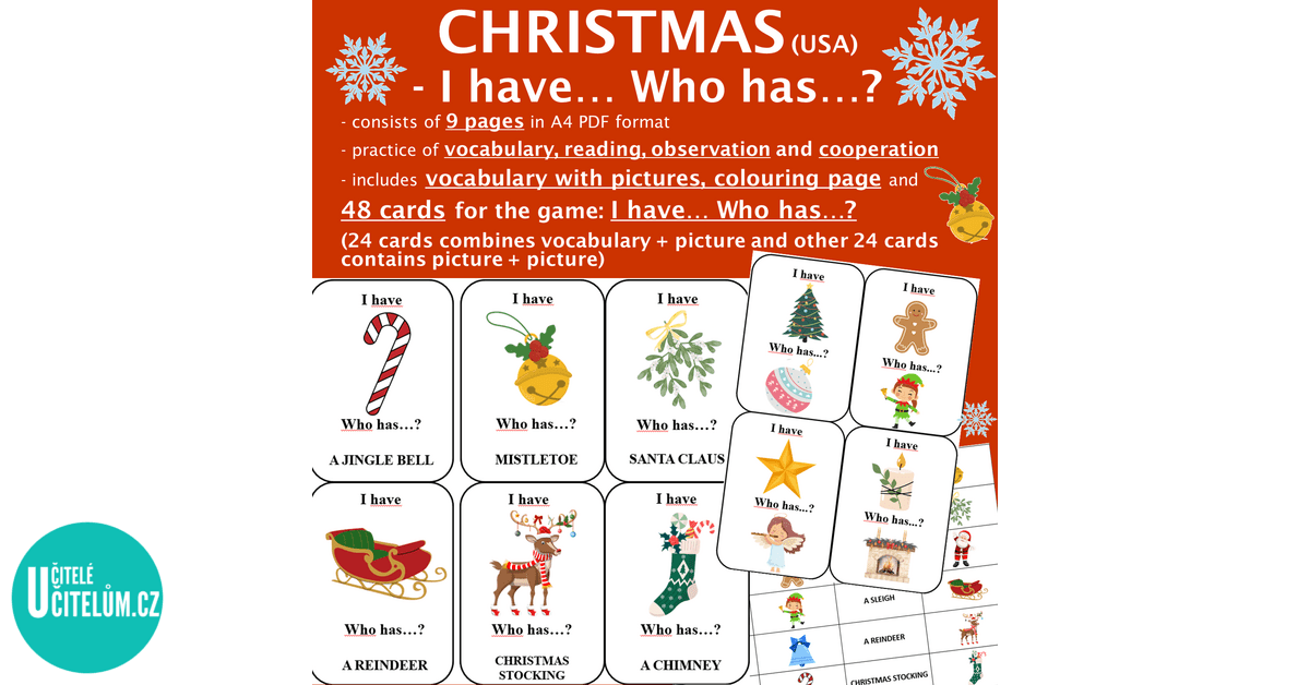 Christmas - I have Who has - Anglický jazyk | UčiteléUčitelům.cz