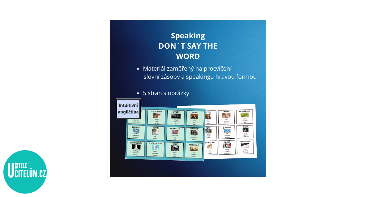 Speaking DON´T SAY THE WORD (PRE-INTERMEDIATE) - Anglický jazyk ...