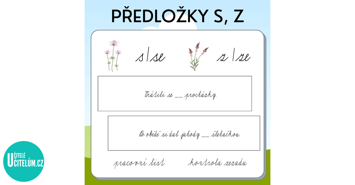 Předložky s, z - Český jazyk - gramatika | UčiteléUčitelům.cz