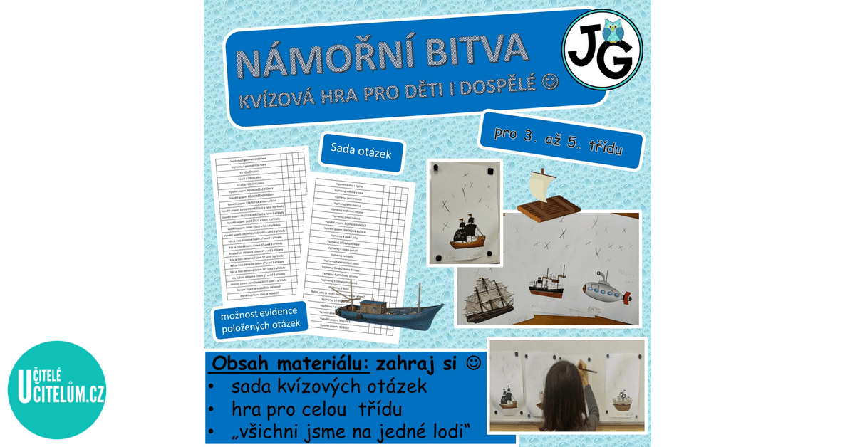 námořní bitva - kvízová hra pro děti i dospělé - Český jazyk ...