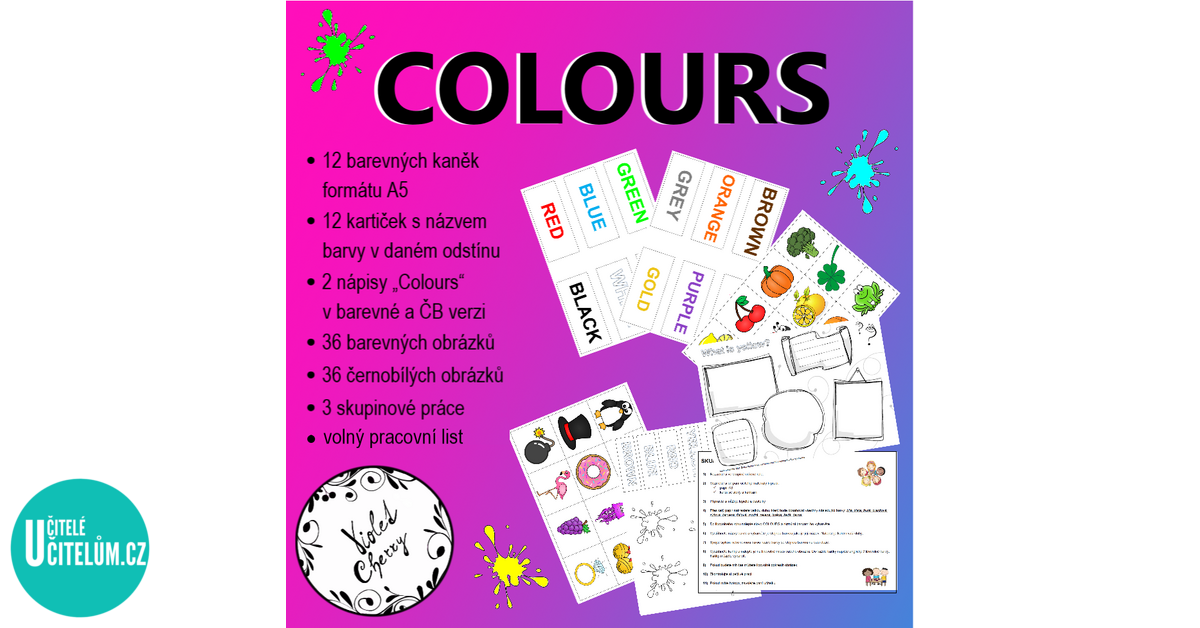 Colours - poznáváme anglicky barvy - Anglický jazyk | UčiteléUčitelům.cz