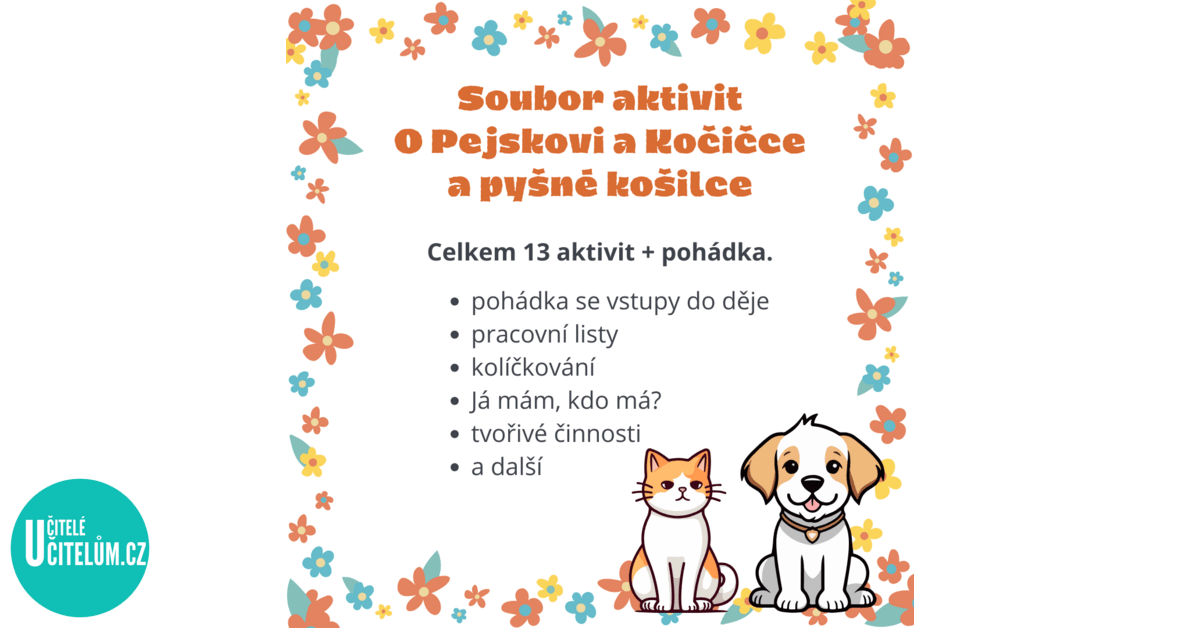 Soubor pohádky O pejskovi a kočičce a pyšné košilce - Nezařazené k ...