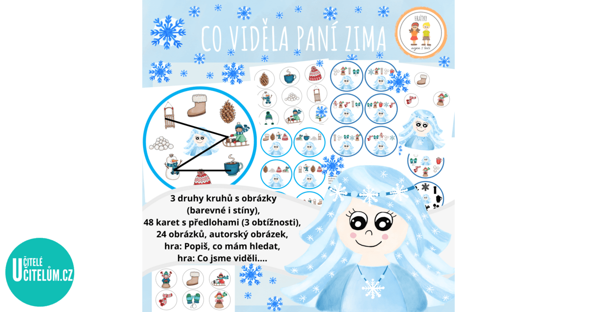 Co viděla Paní zima - Logopedie | UčiteléUčitelům.cz