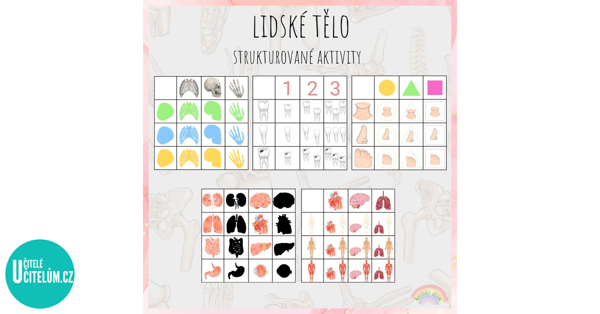 Lidské tělo, strukturované aktivity - Prvouka | UčiteléUčitelům.cz Lidské tělo, strukturované aktivity - Prvouka | UčiteléUčitelům.cz