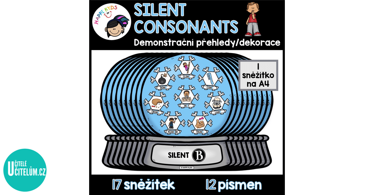 SILENT CONSONANTS - demonstrační sněžítka - Anglický jazyk ...