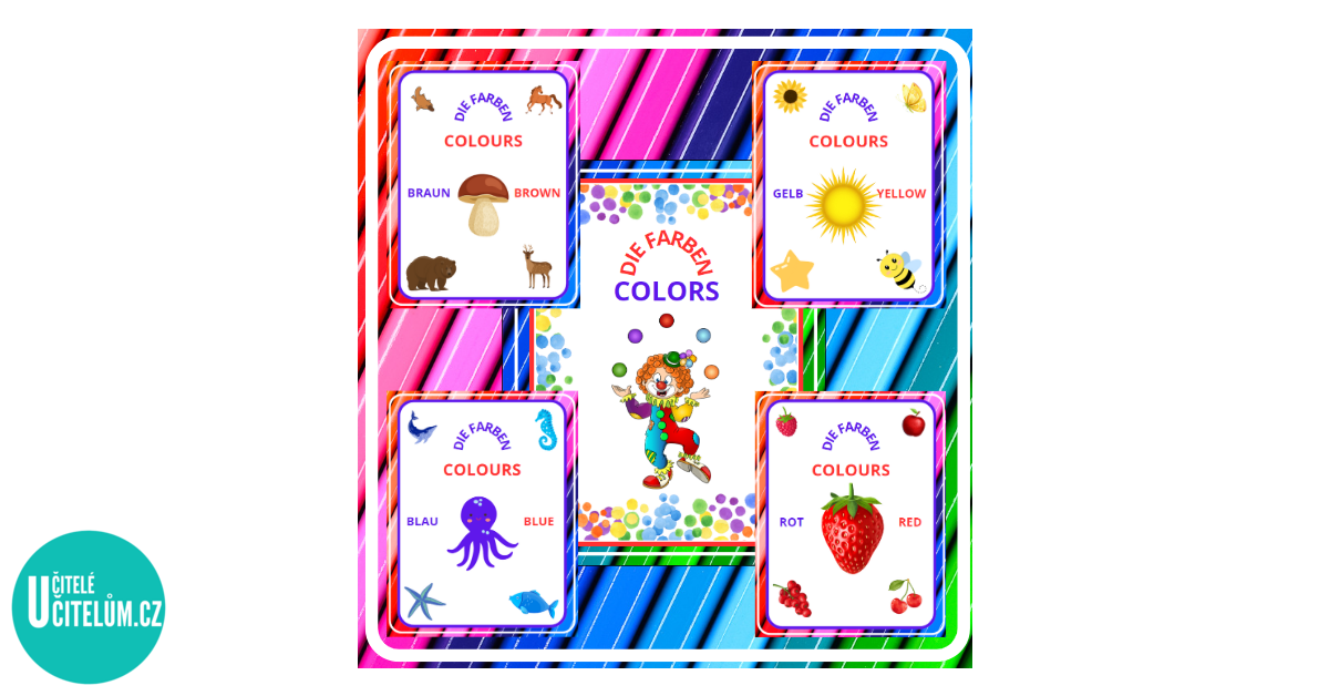 BARVY ANGLICKY A NĚMECKY - Anglický jazyk | UčiteléUčitelům.cz