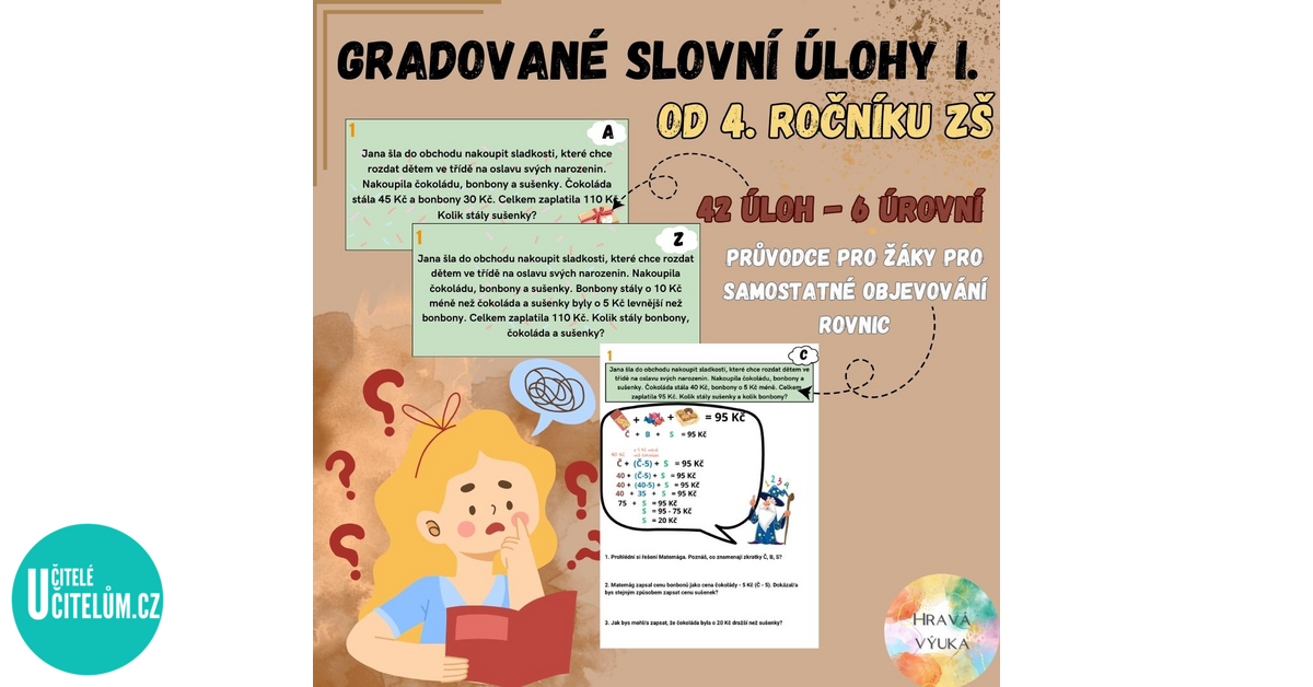 Gradované slovní úlohy I. - Matematika | UčiteléUčitelům.cz