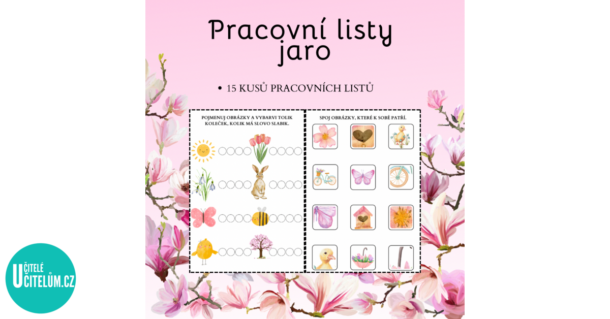 Jarní pracovní listy - Nezařazené k předmětu | UčiteléUčitelům.cz