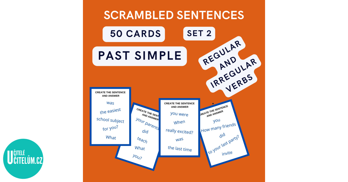 Past simple Scrambled sentences - SET 2 - Anglický jazyk ...