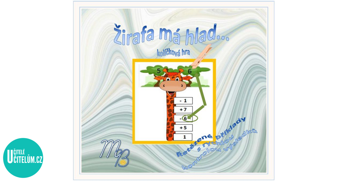 ŽIRAFA MÁ HLAD - Matematika | UčiteléUčitelům.cz