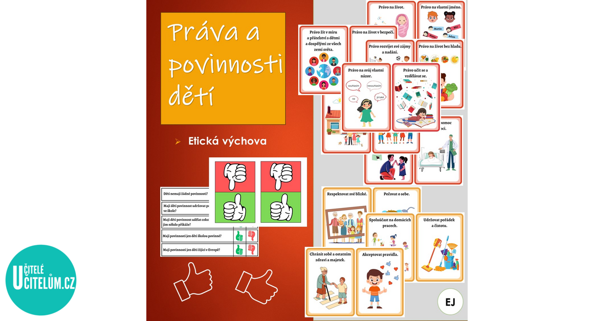 Práva a povinnosti dětí - Etická výchova | UčiteléUčitelům.cz