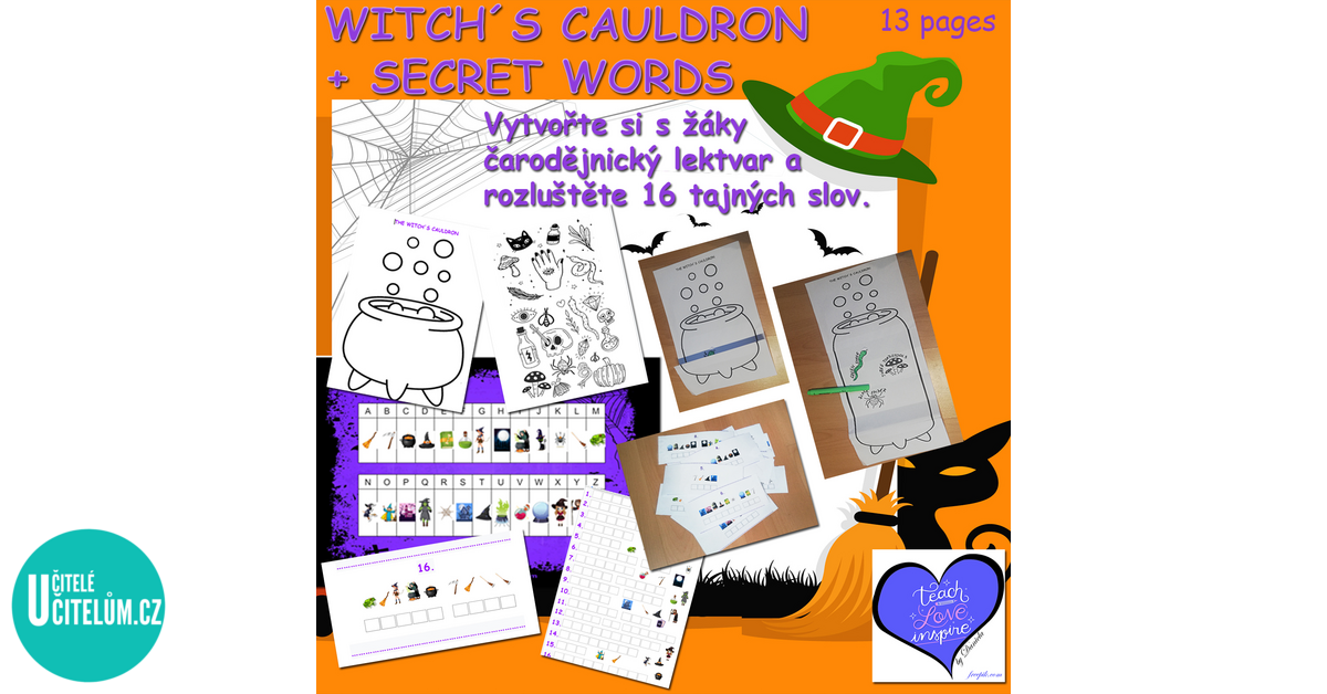 THE WITCH´S CAULDRON + SECRET WORDS (Čarodějnický kotel + tajná slova ...