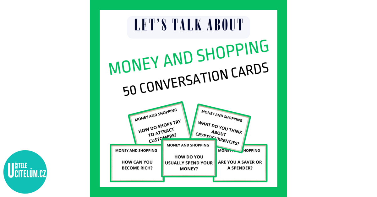 MONEY AND SHOPPING CONVERSATION CARDS - Anglický jazyk | UčiteléUčitelům.cz