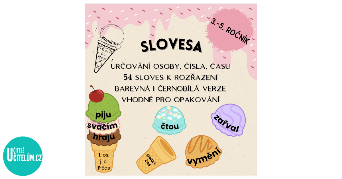 Slovesa - Český jazyk | UčiteléUčitelům.cz