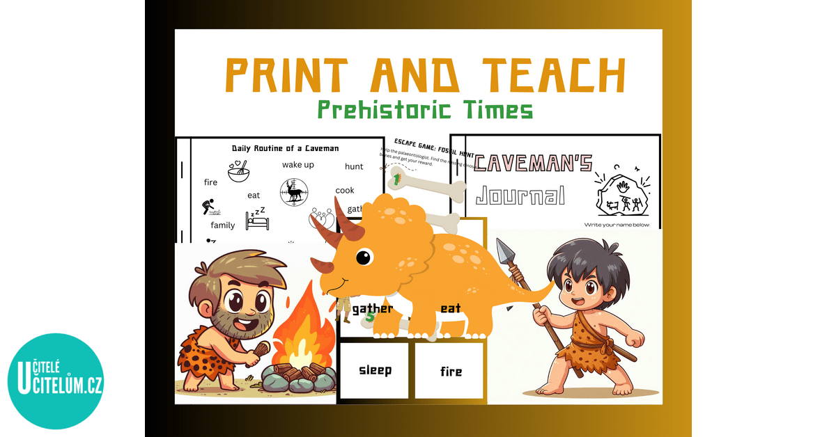 PREHISTORIC TIMES WORKBOOK - Anglický jazyk | UčiteléUčitelům.cz