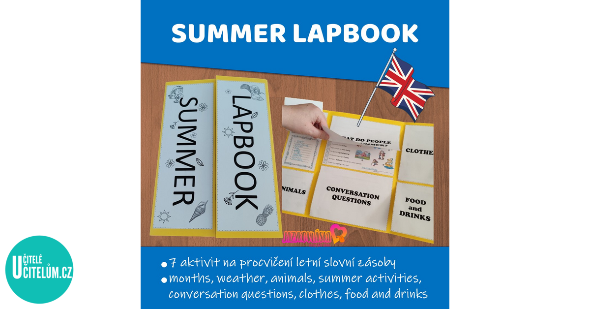 Summer lapbook - Anglický jazyk | UčiteléUčitelům.cz