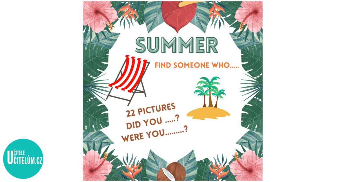 Summer - Find someone who - Anglický jazyk | UčiteléUčitelům.cz