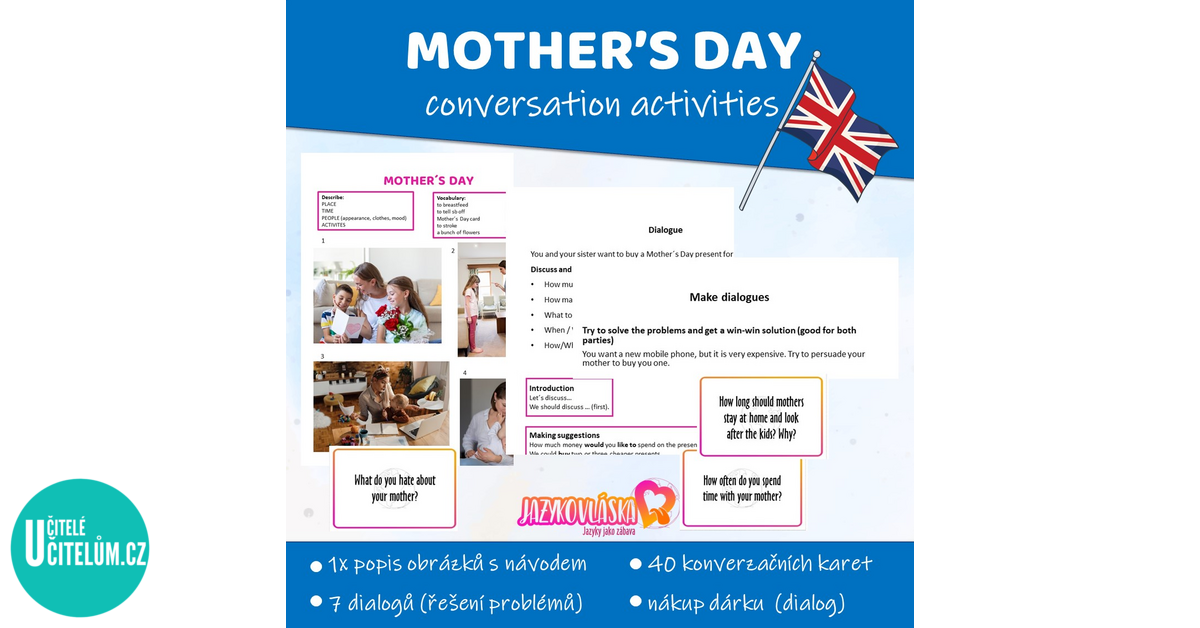 Mother´s Day conversation activities - Anglický jazyk | UčiteléUčitelům.cz