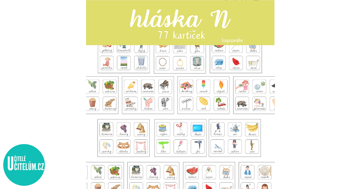 Hláska N - Český jazyk | UčiteléUčitelům.cz