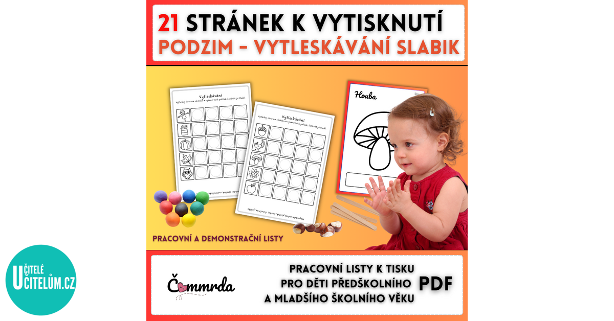 Vytleskávání slabik - podzim - Logopedie | UčiteléUčitelům.cz
