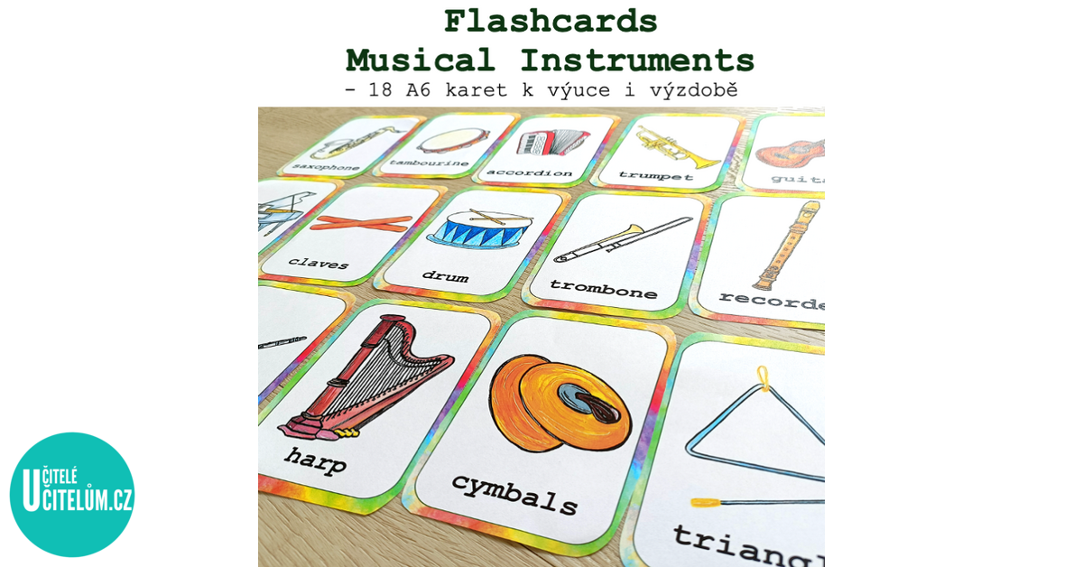 Flashcards - Musical Instruments - Anglický jazyk | UčiteléUčitelům.cz