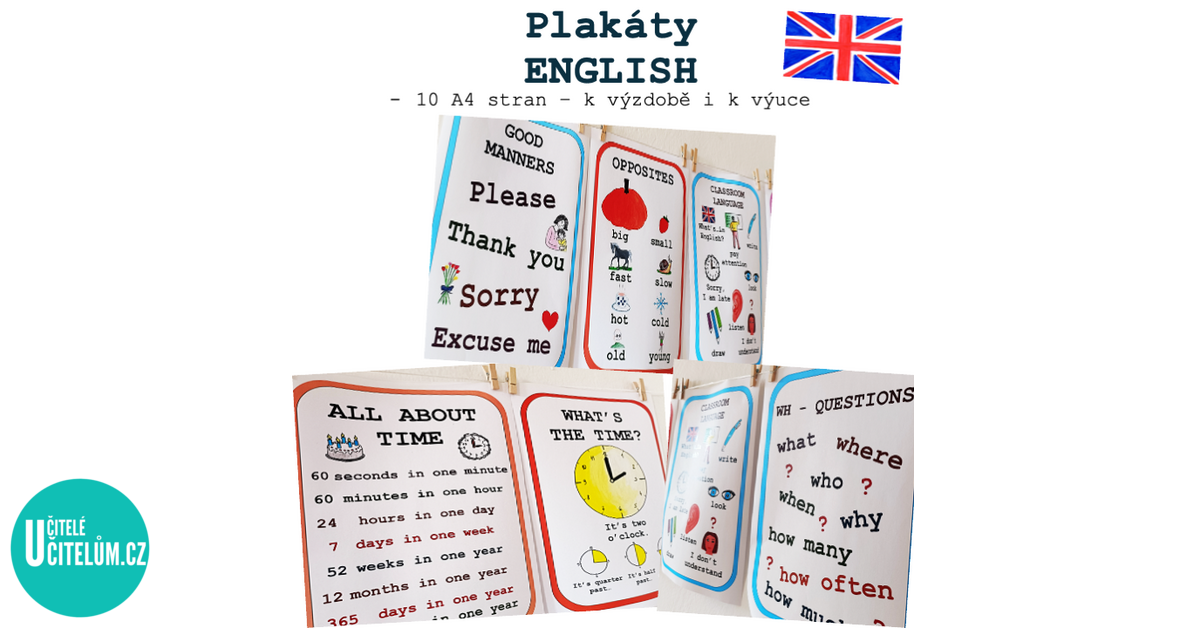 Plakáty - English - Anglický jazyk | UčiteléUčitelům.cz