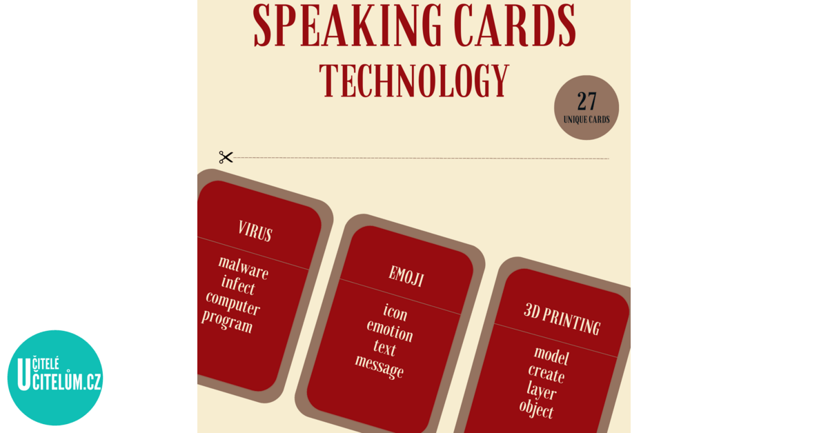 Speaking Cards - Technology (Technologie) - Anglický jazyk ...