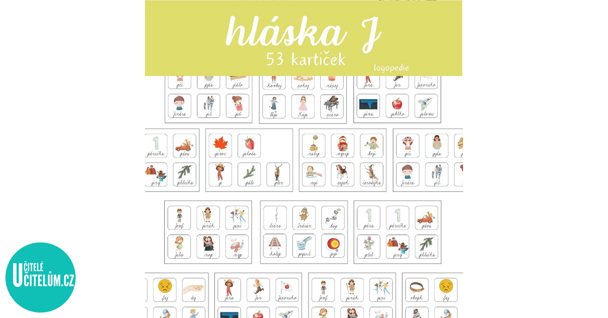 Hláska J - Logopedie | UčiteléUčitelům.cz