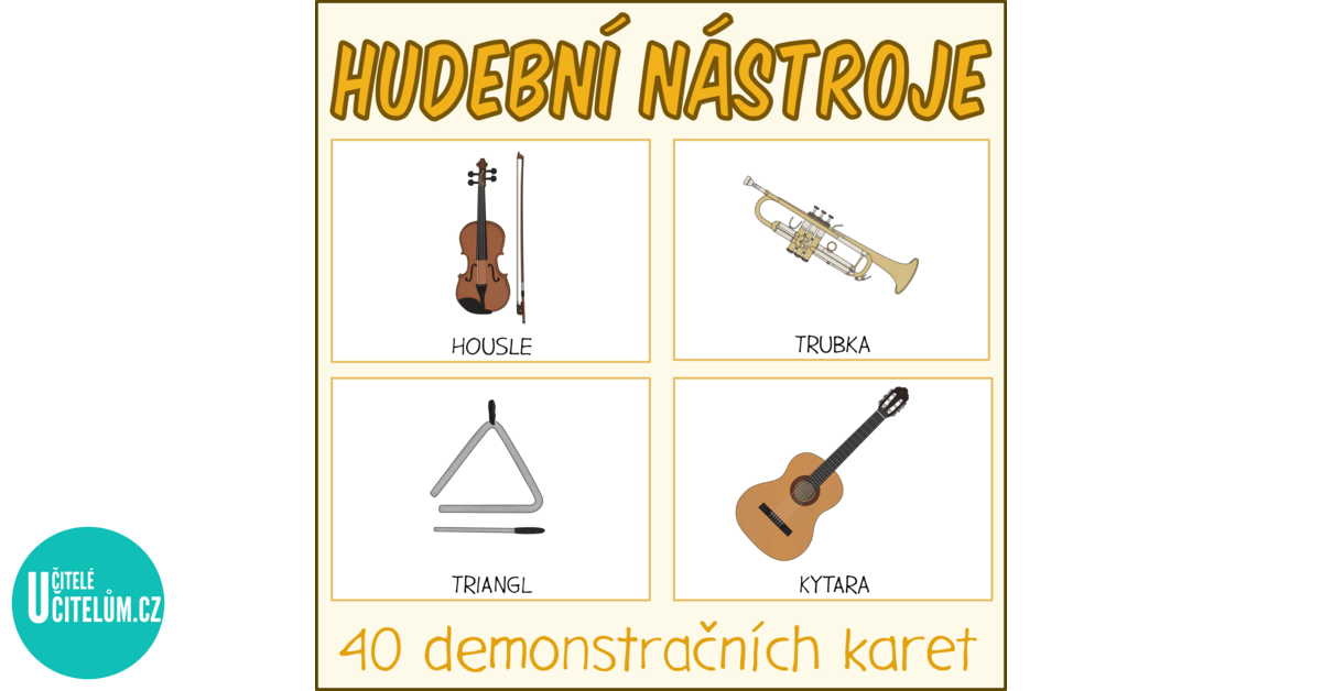 Hudební nástroje - Demonstrační karty - Hudební výchova ...