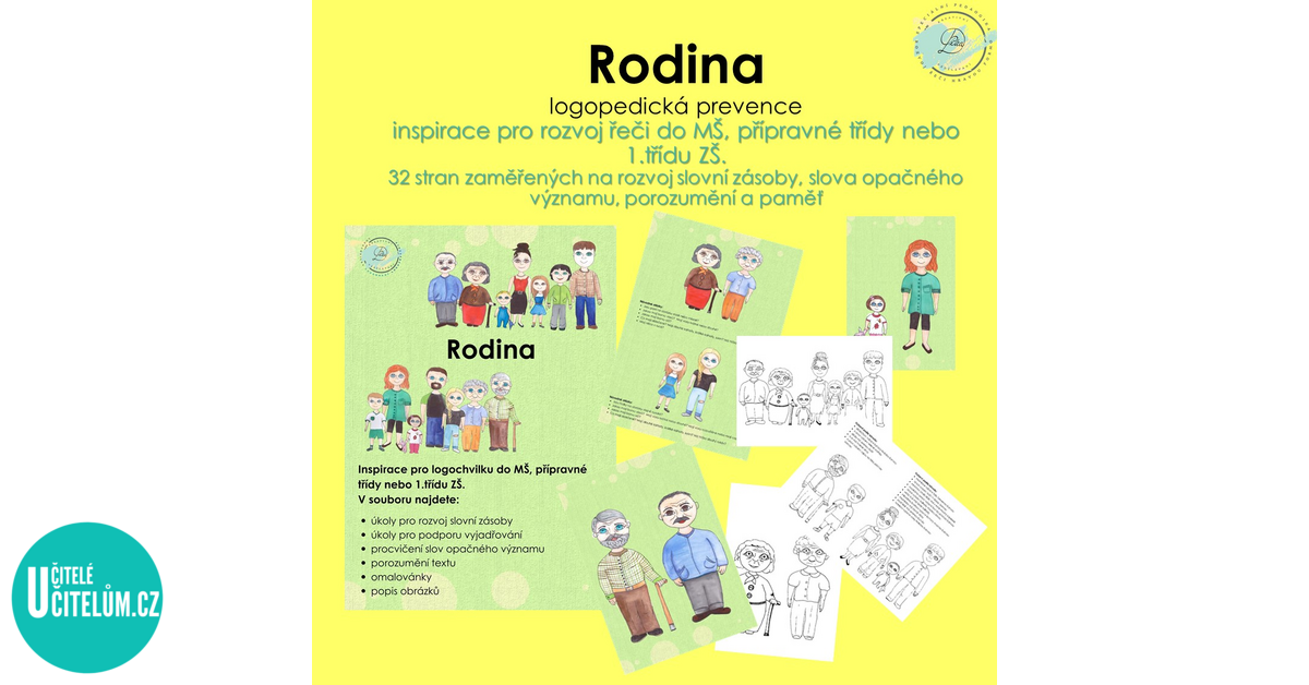 Rodina - Logopedie | UčiteléUčitelům.cz