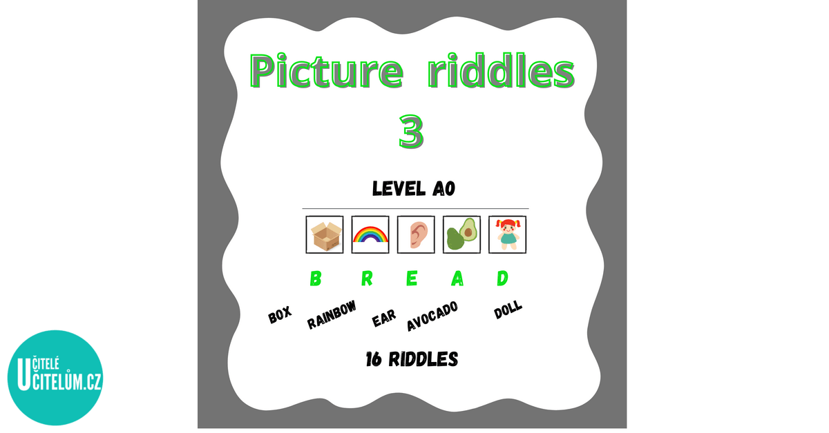 Picture riddles 3 - Anglický jazyk | UčiteléUčitelům.cz