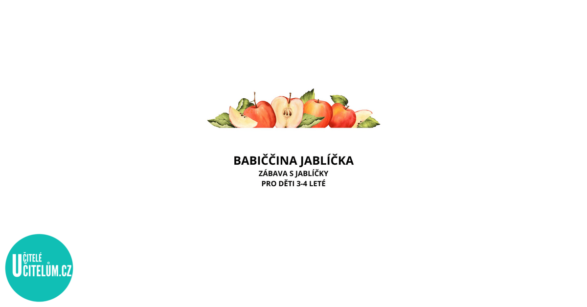 Babiččina jablíčka - Nezařazené k předmětu | UčiteléUčitelům.cz