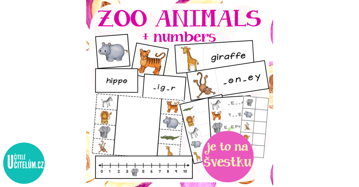 ZOO animals + numbers - Anglický jazyk | UčiteléUčitelům.cz