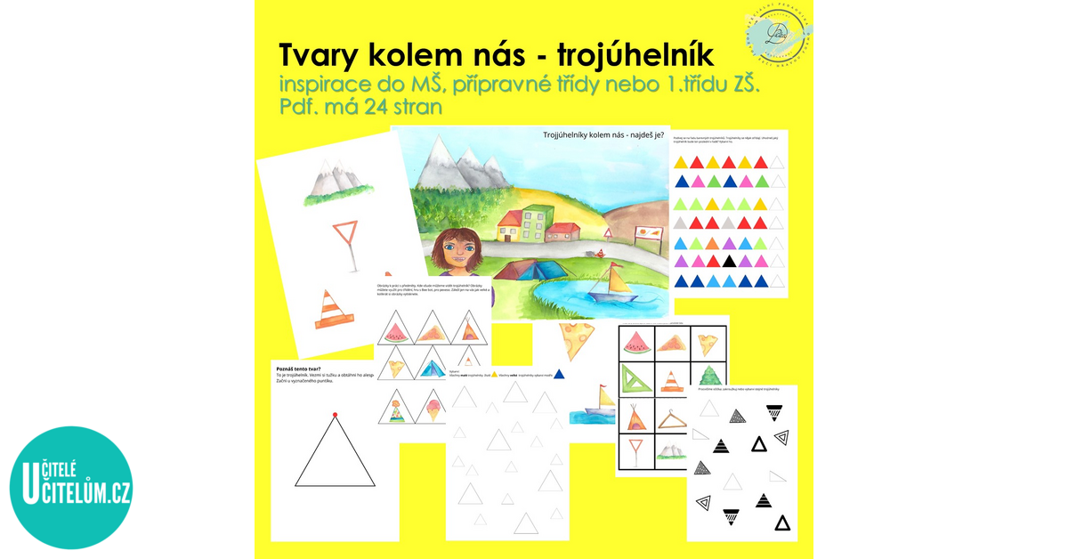 Geometrické tvary - Trojúhelník - Matematika | UčiteléUčitelům.cz